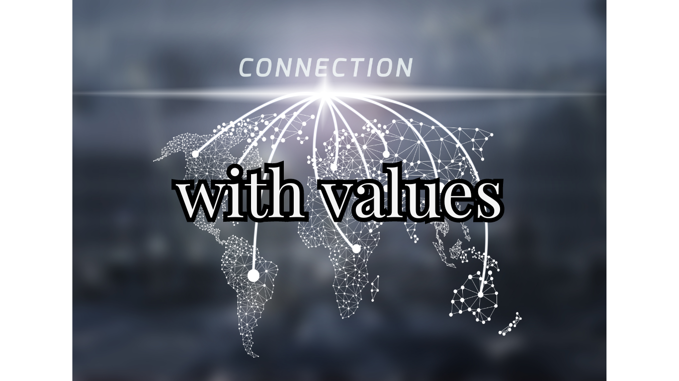 World of values: Verbunden durch Werte - connected by values